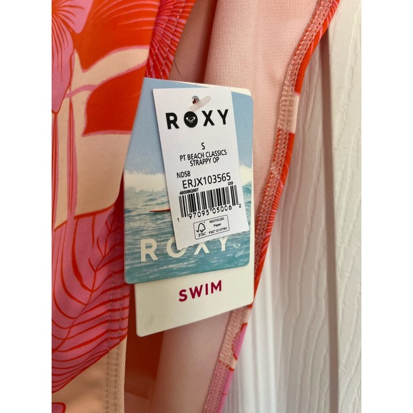 Roxy | Swim | Roxy Hibiscus Printed Beach Classics Onepiece Swimsuit ...